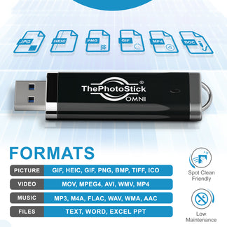 ThePhotoStick : USB Photo & Video Backup Stick - Save Memories & Free ...