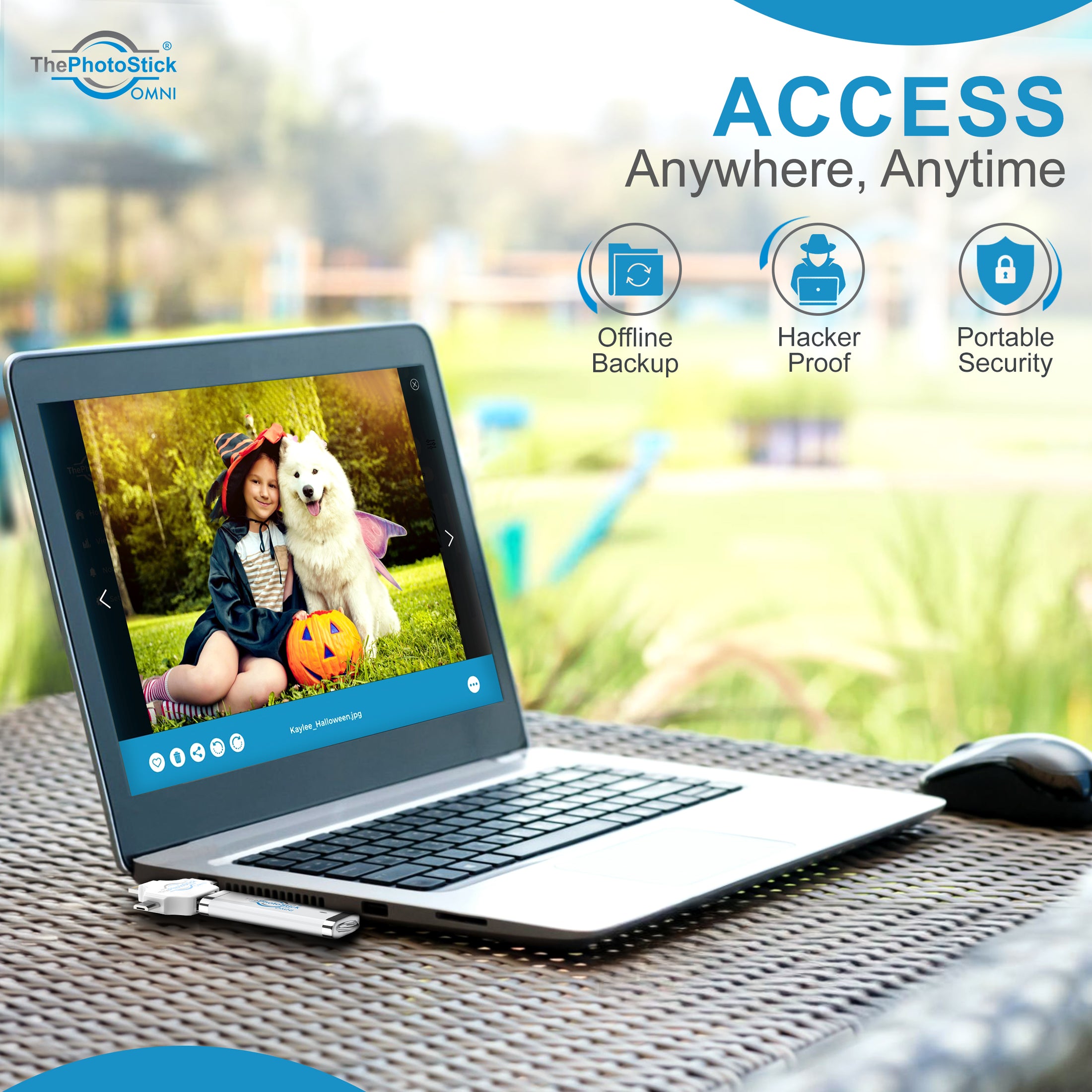 ThePhotoStick : USB Photo & Video Backup Stick - Save Memories & Free ...